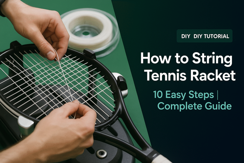 How to String a Tennis Racket: 10 Easy Steps Guide for Beginners 2026 ...